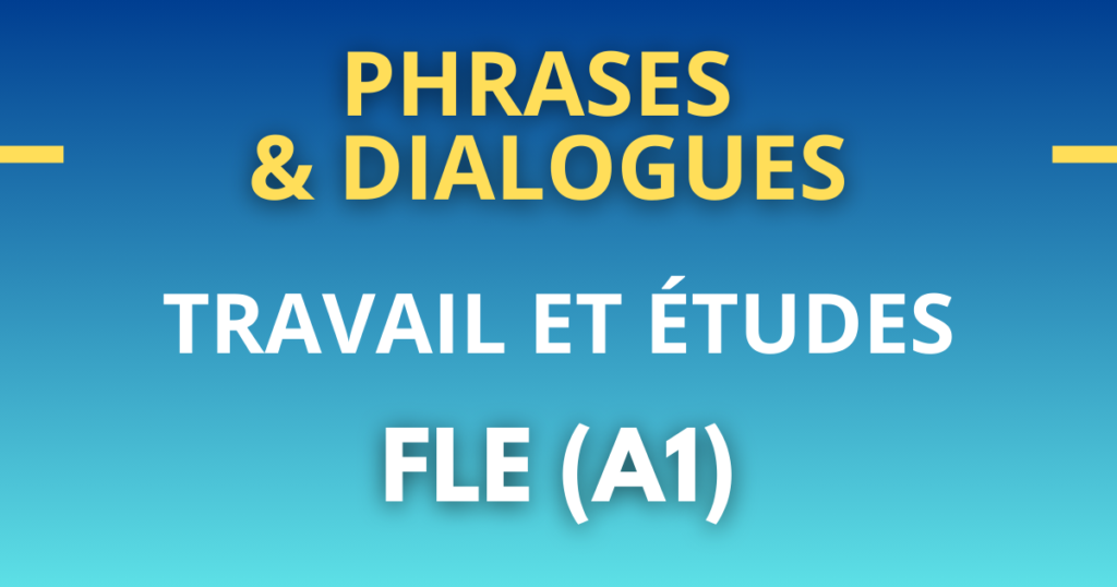 50 phrases de base en français (A1) - indispensable pour débutants 2026